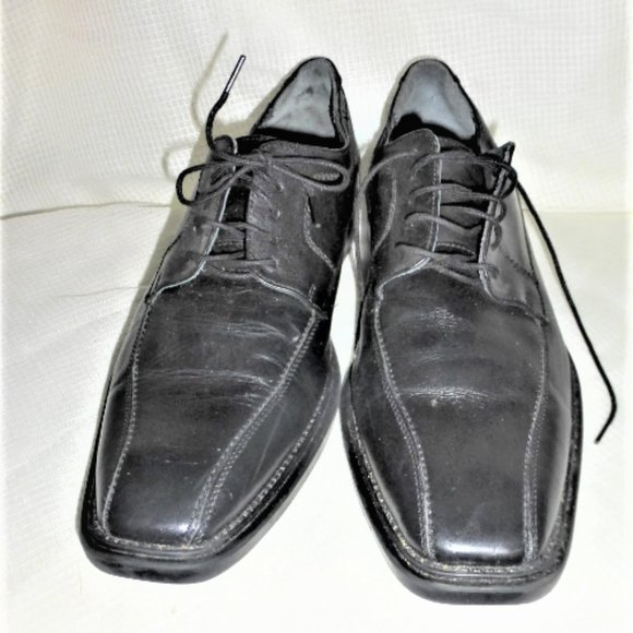 Bos Wise Guy | Shoes | Bos Wiseguy Shoes Size 9 Wide Mens Black Dress ...